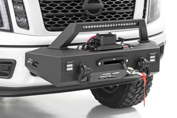 Rough Country Titan EXO Winch Mount System 82000 (17-24 Titan) - Free ...