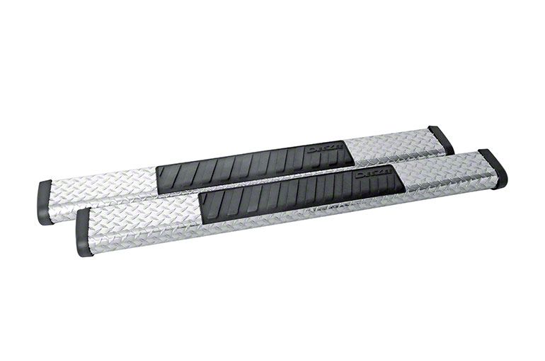 Titan 6-Inch Brite-Tread Side Step Bars without Mounting Brackets ...