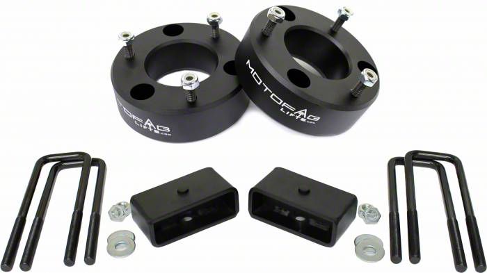 MotoFab Titan 3-Inch Front / 2-Inch Rear Leveling Kit TIT-3F-2R (04-24 ...