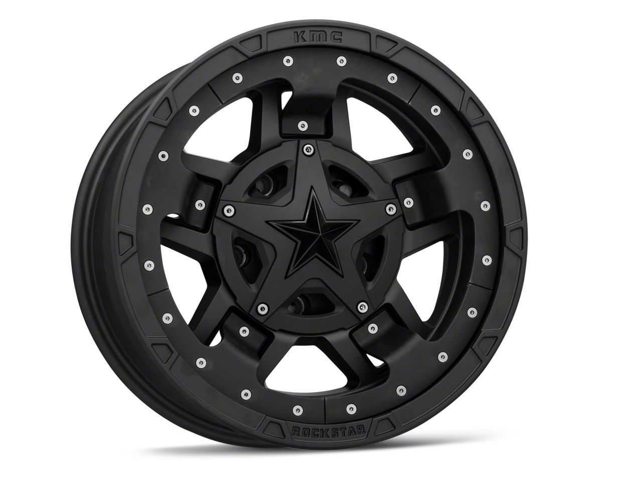 Rockstar RAM XD827 RS3 Matte Black 5-Lug Wheel - 17x9; -12mm Offset ...
