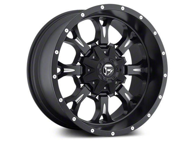 Fuel Wheels RAM Krank Matte Black Milled 5-Lug Wheel - 20x9; 20mm ...