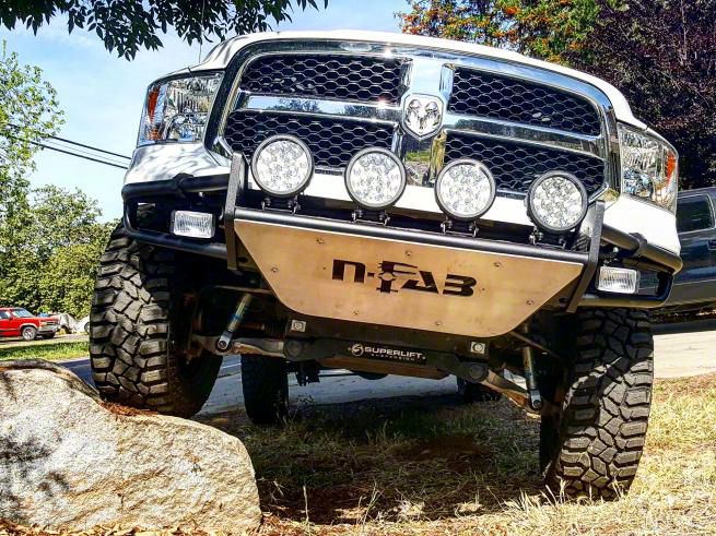 N-Fab RAM 1500 R.S.P. Pre-Runner Front Bumper; Textured Black D094RSP ...