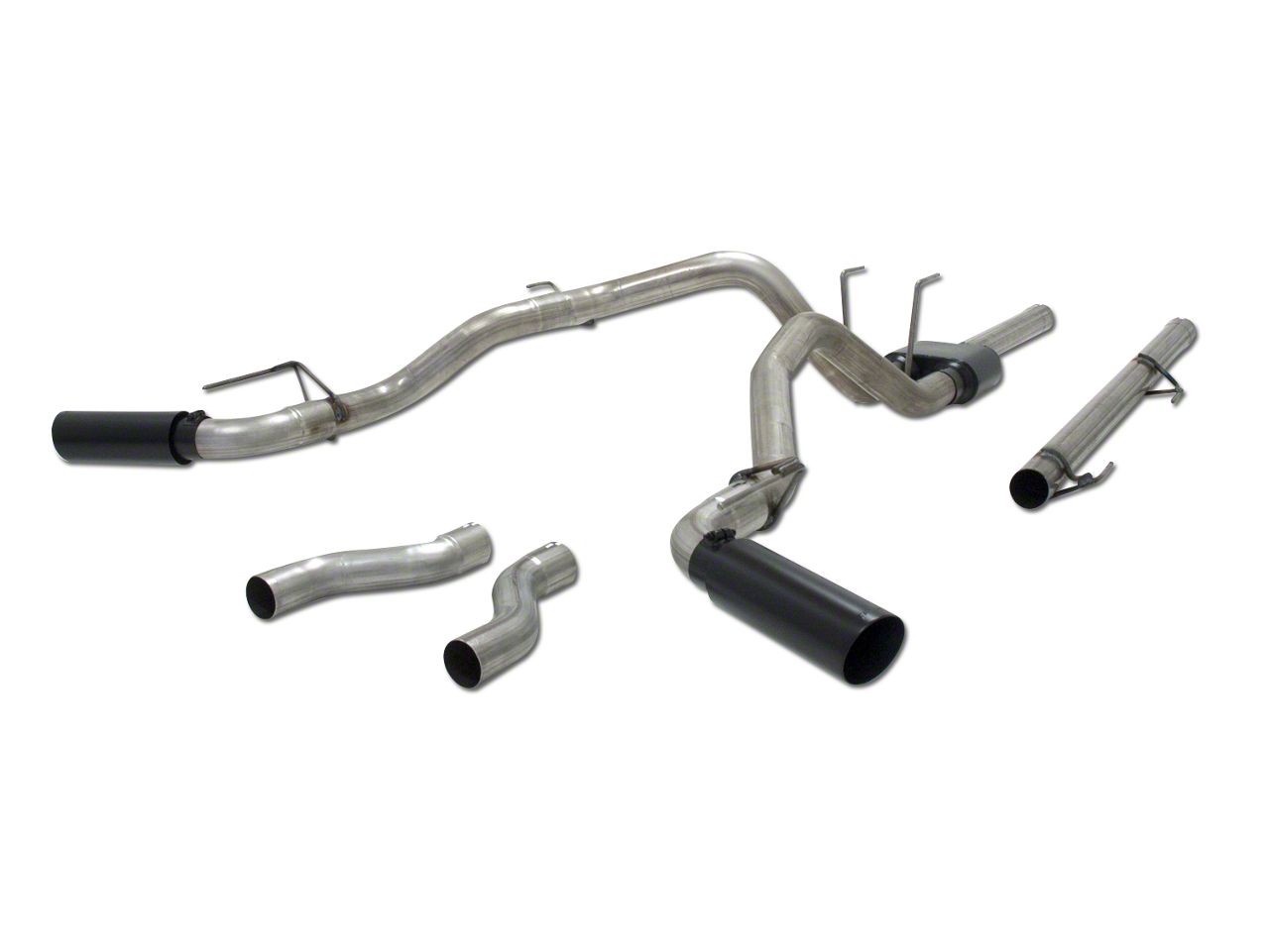 Flowmaster RAM Outlaw Dual Exhaust System - Side/Rear Exit 817690 (09 ...