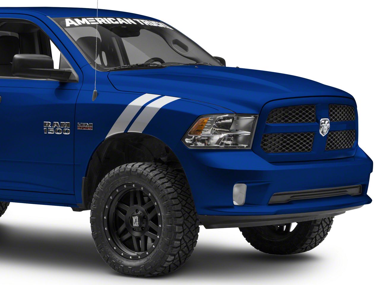 RAM Silver Hash Marks (09-18 RAM 1500)