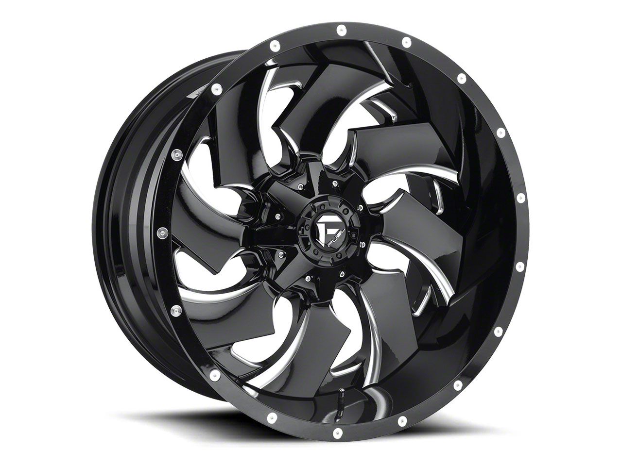 Fuel Wheels RAM Cleaver Black Milled 5-Lug Wheel - 24x16; -99mm Offset ...
