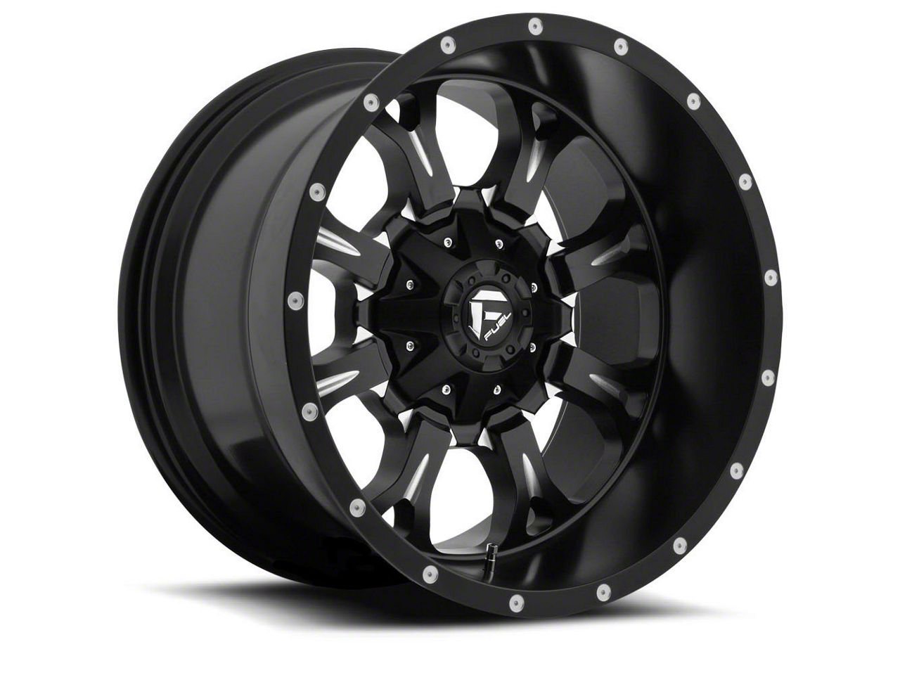 Fuel Wheels RAM Krank Matte Black Milled 5-Lug Wheel - 20x12; -44mm ...