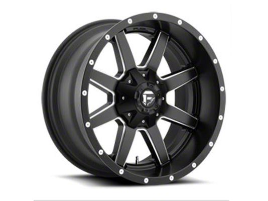 Fuel Wheels RAM Maverick Matte Black Milled 5-Lug Wheel - 20x14; -76mm ...