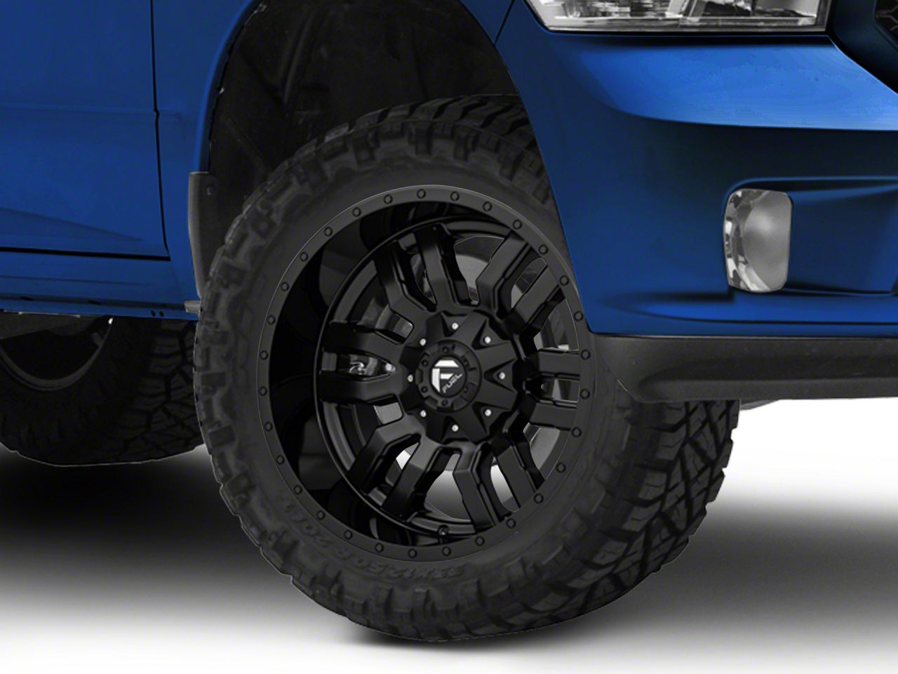 Fuel Wheels RAM Sledge Matte Black 5-Lug Wheel - 20x10; -18mm Offset ...