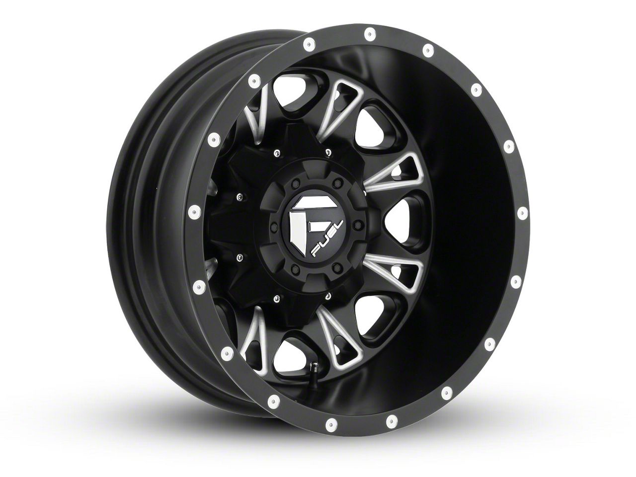 Fuel Wheels RAM Throttle Matte Black Milled 5-Lug Wheel - 20x10; -24mm ...