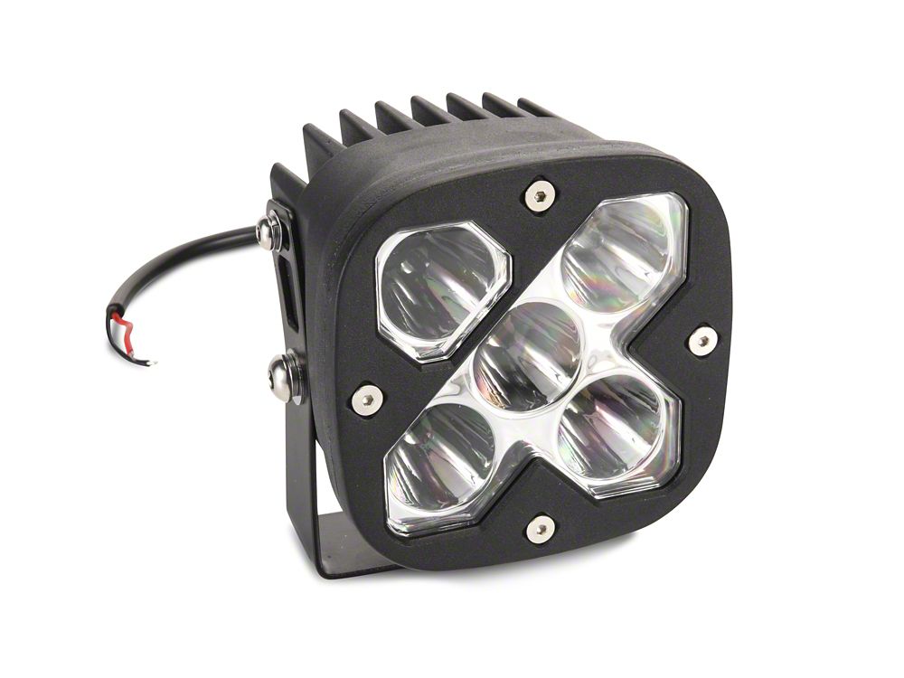 Raxiom 4.25-Inch Square High-Powered LED Light | Raxiom