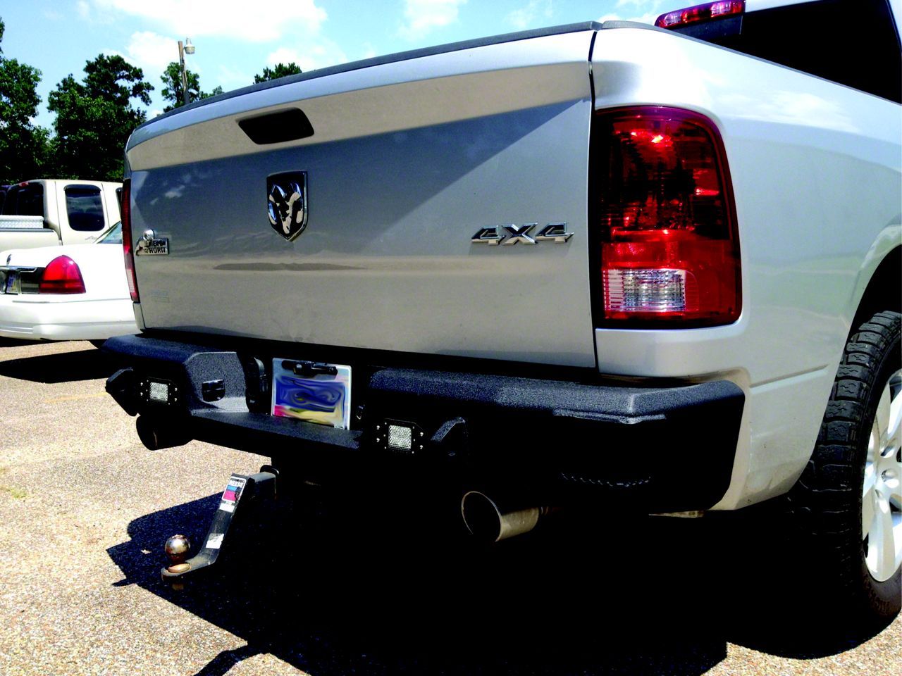 Hammerhead RAM 1500 Rear Bumper with Flush Mount Reverse Light Cutouts ...