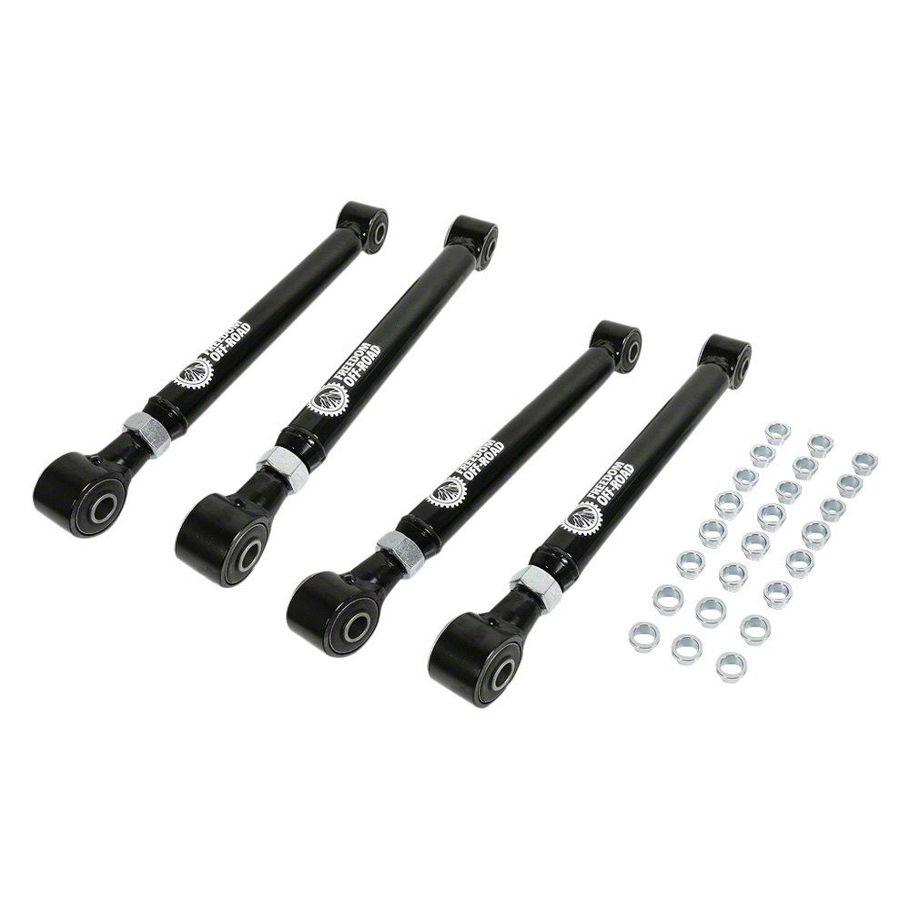 Freedom Offroad RAM Adjustable Front Upper & Lower Control Arms for 0-6 ...