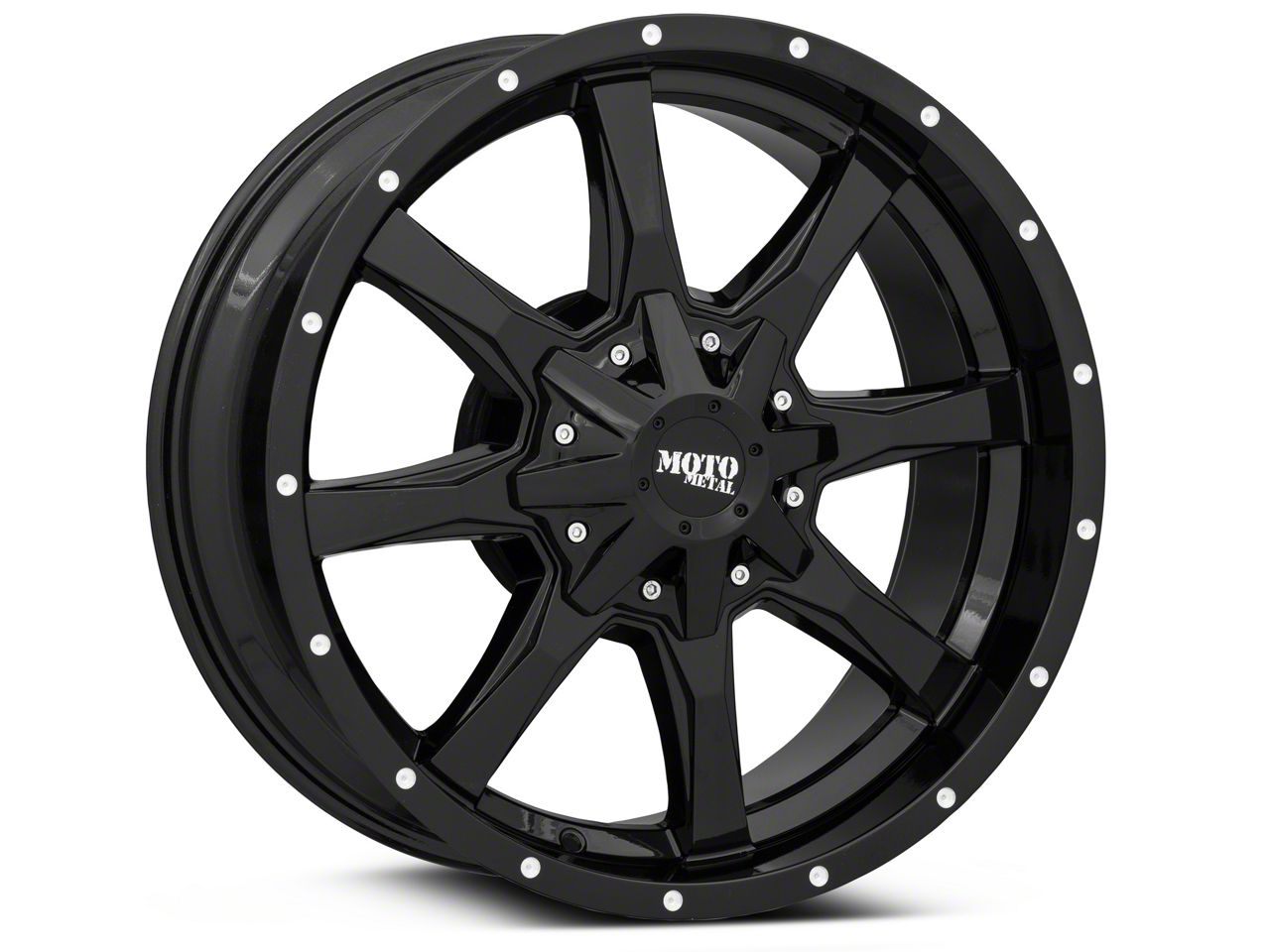 Moto Metal Tacoma MO970 Gloss Black 6-Lug Wheel; 16x8; 0mm Offset ...