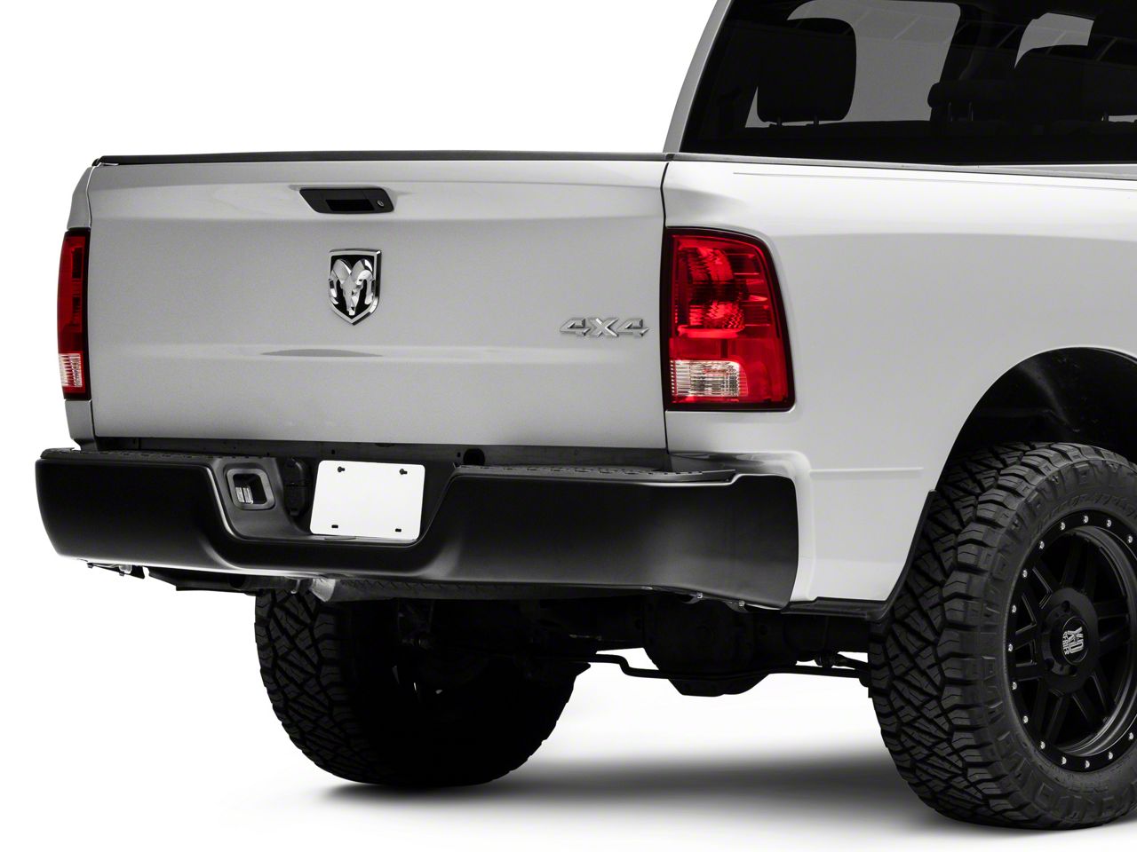 RAM 1500 Rear Bumper; Black (09-18 RAM 1500)