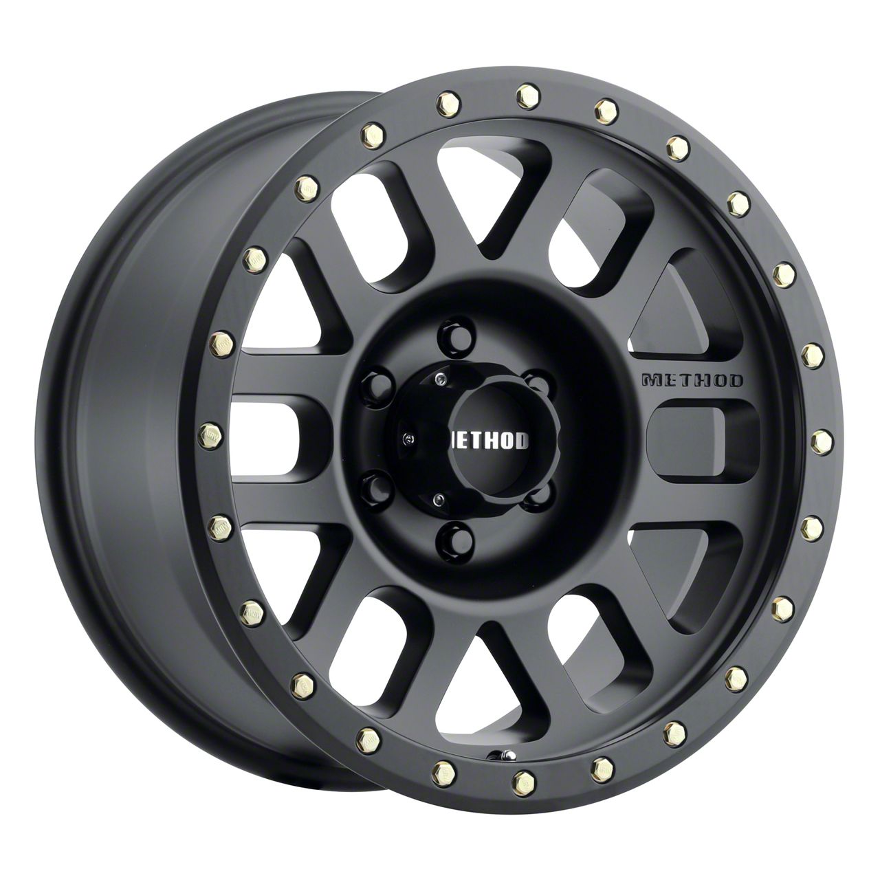 Method Race Wheels Tacoma MR309 Grid Matte Black 6-Lug Wheel; 18x9; 0mm ...