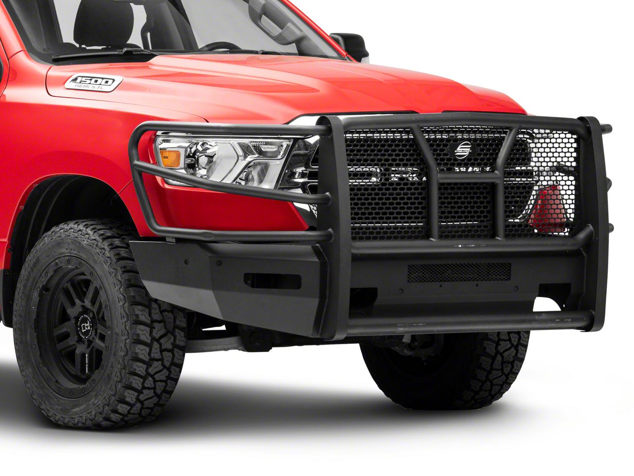RAM 1500 Elevation Front Bumper; Fine Textured Black (19-22 RAM 1500 ...