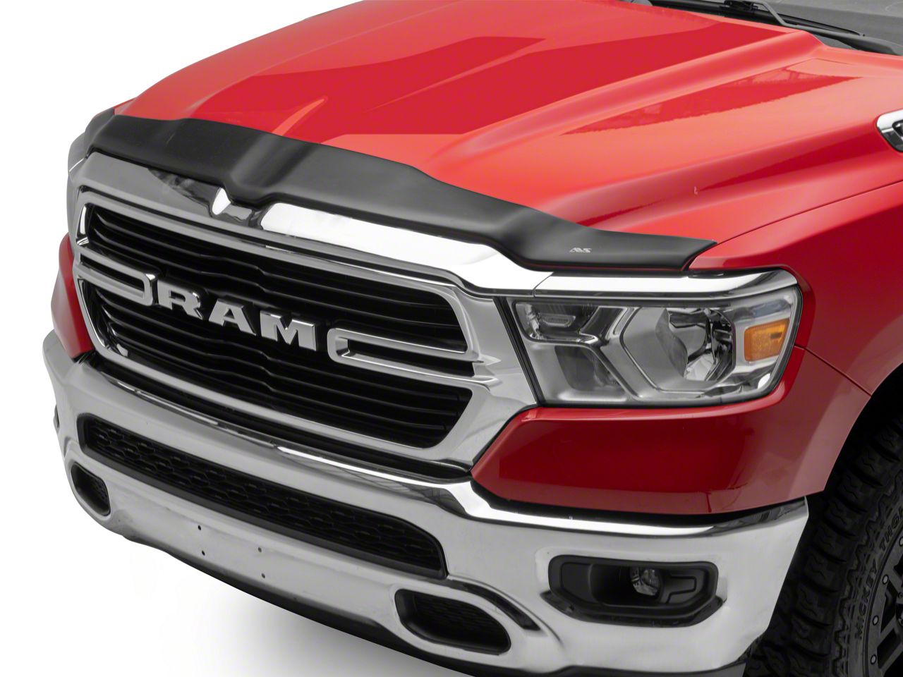 RAM 1500 Aeroskin Hood Protector; Matte Black (19-21 RAM 1500 ...