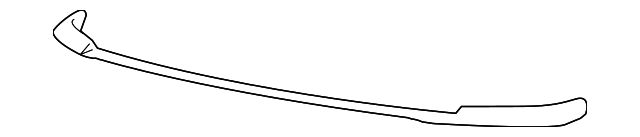 Mopar RAM 2500 Bumper Cover Molding; Front Left; Textured 55372919AD ...