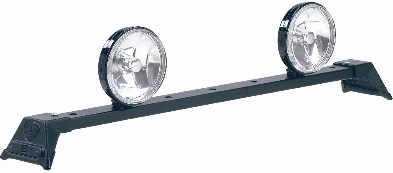 Carr RAM 1500 Low Profile Light Bar Mount; Black 210501 (02-08 RAM 1500 ...
