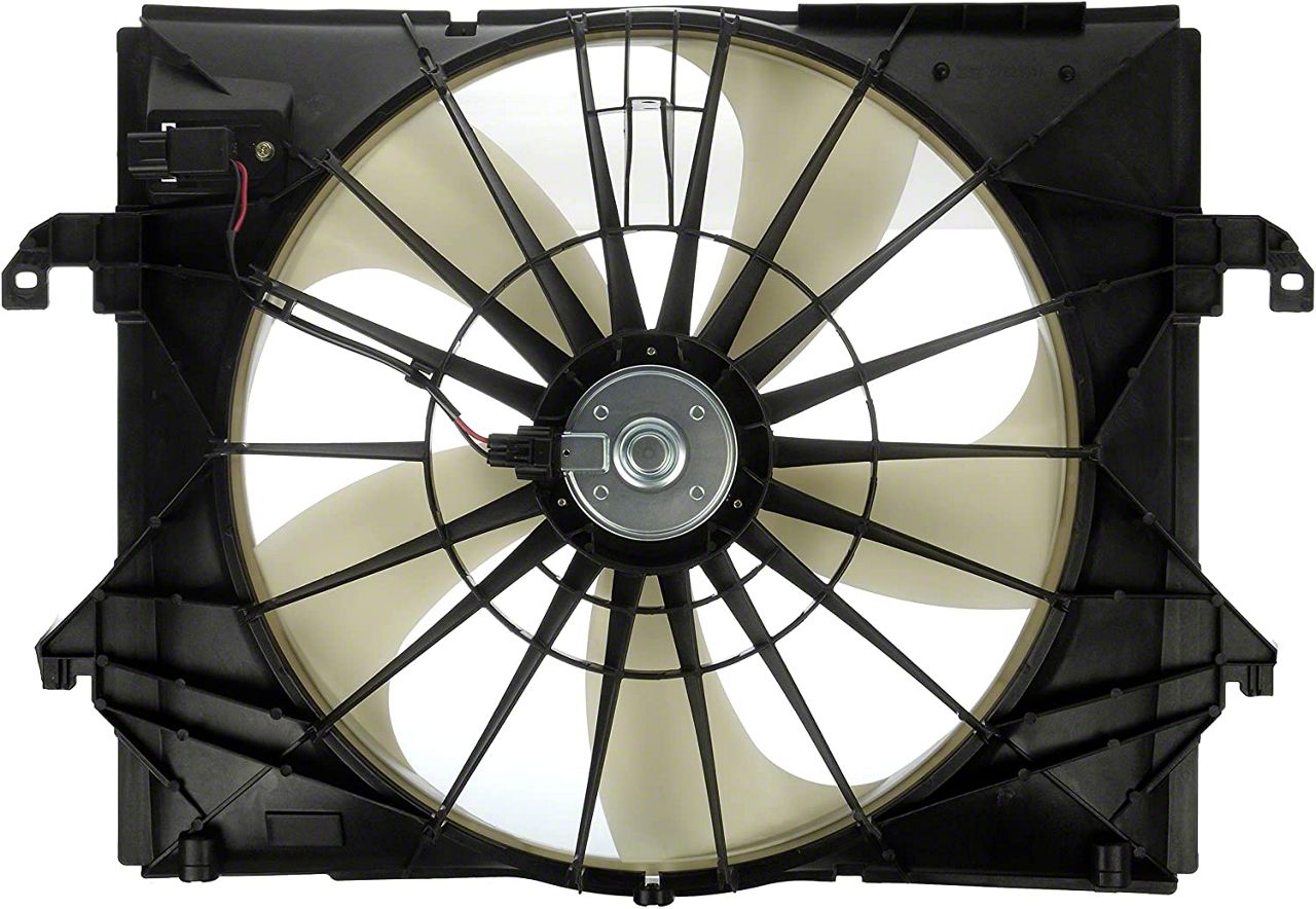 RAM 1500 Radiator Fan Assembly with Resistor (09-13 3.7L RAM 1500 ...