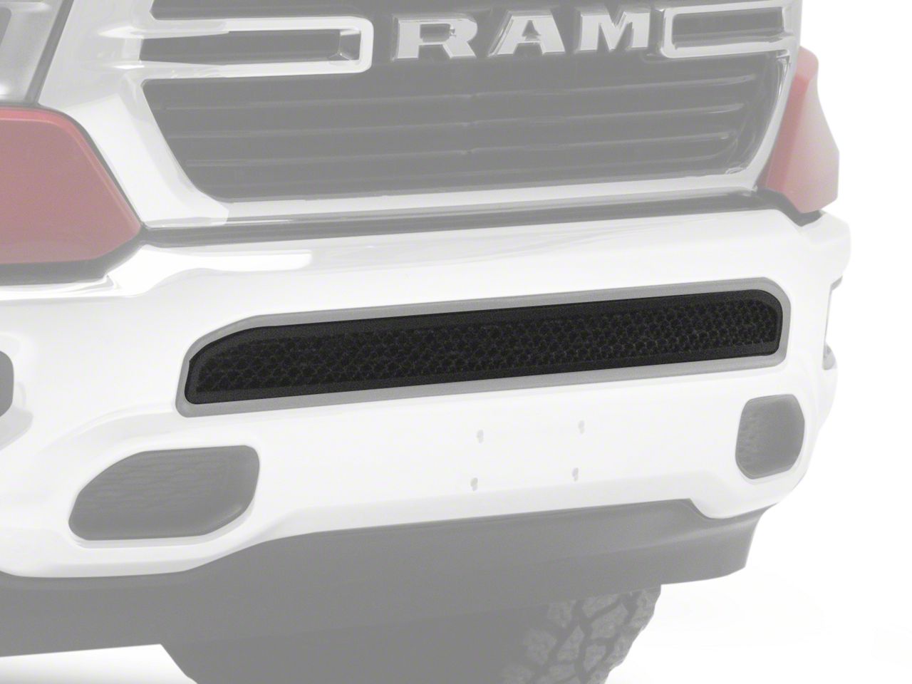 RAM 1500 Wire Mesh Lower Grille Insert; Black (19-22 RAM 1500 w/o Front ...