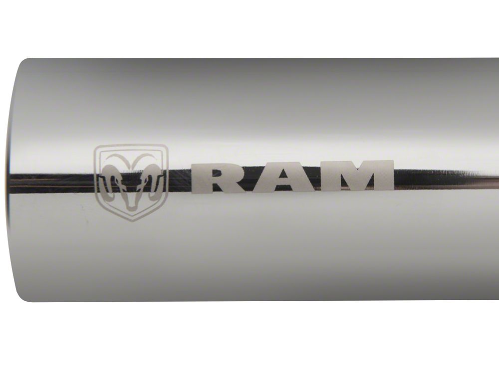 RAM Licensed by RedRock Locker Side Bed Rails; Stainless Steel (02-18 ...