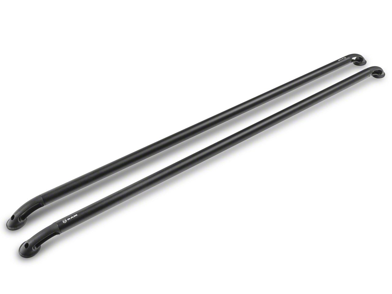 RAM Officially Licensed RAM 1500 Locker Side Bed Rails; Black 88833-RAM ...