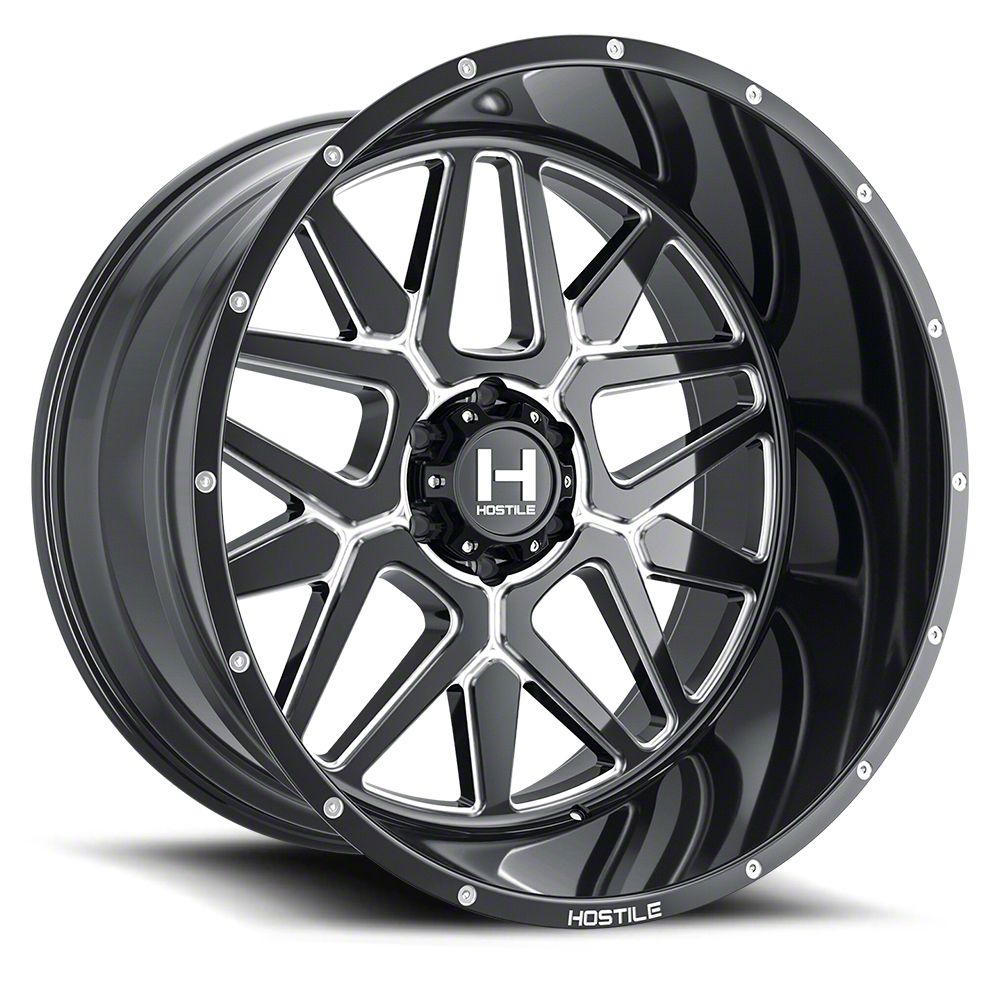 Hostile RAM 1500 Diablo Blade Cut 5-Lug Wheel; 20x9; 12mm Offset H128 ...