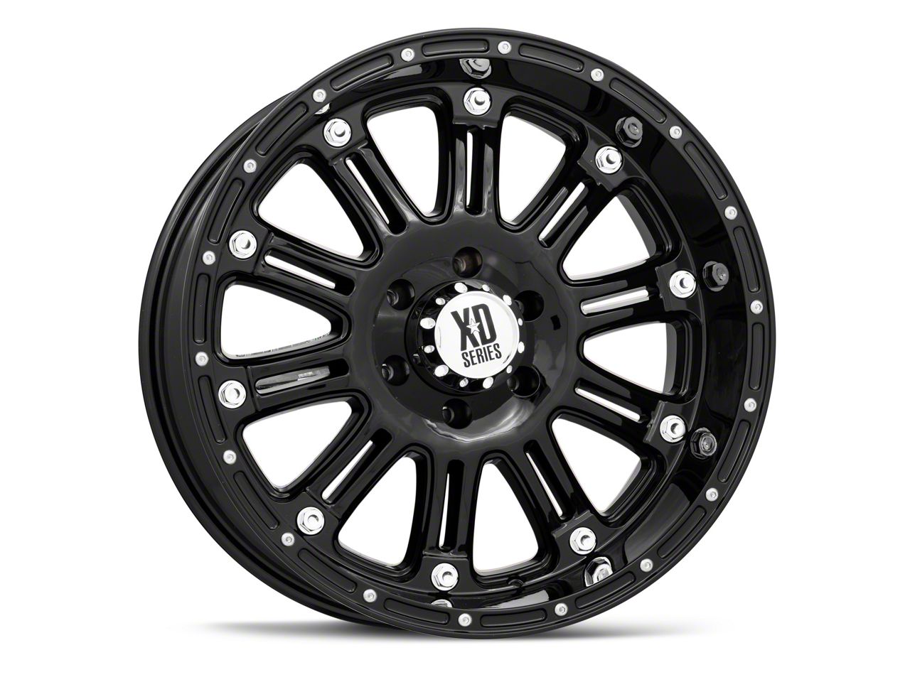 XD Yukon Hoss Gloss Black 6-Lug Wheel; 20x9; 18mm Offset XD79529068318 ...
