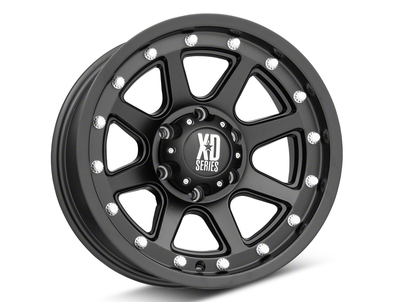 XD Titan Addict Matte Black 6-Lug Wheel; 20x9; 18mm Offset ...