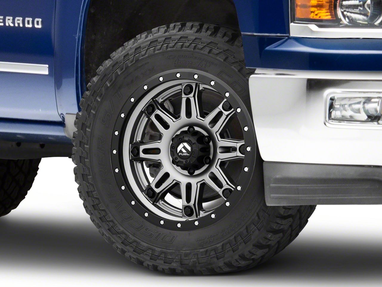 Fuel Wheels Silverado Hostage III Anthracite w/ Black Ring 6-Lug Wheel ...