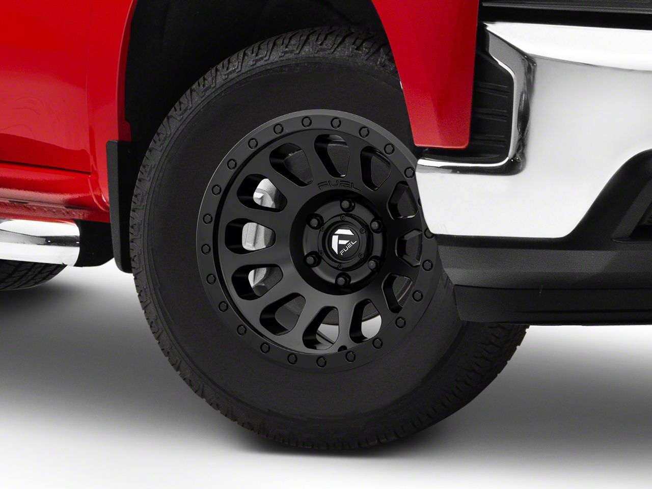 Fuel Wheels Silverado 1500 Vector Matte Black 6-Lug Wheel; 18x9; 20mm ...