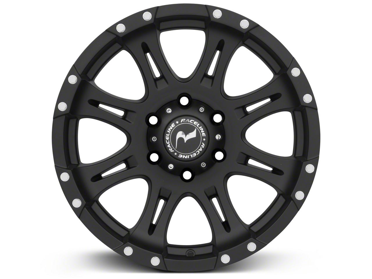 Raceline Titan Raptor Black 6-Lug Wheel; 20x9; 30mm Offset 981-29060+30 ...
