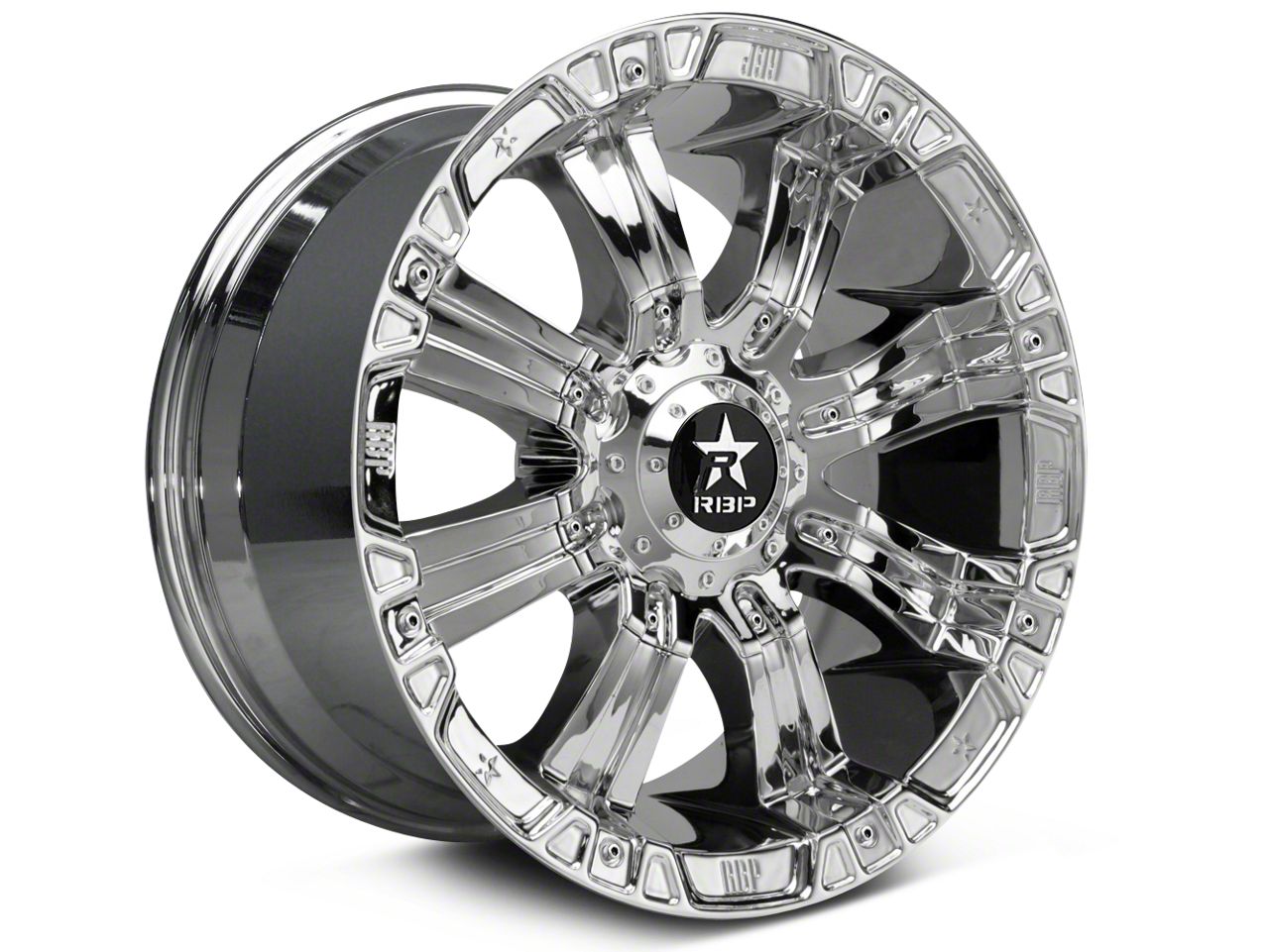 RBP Silverado 1500 94R Chrome with Black Inserts 6-Lug Wheel; 20x9; 0mm ...