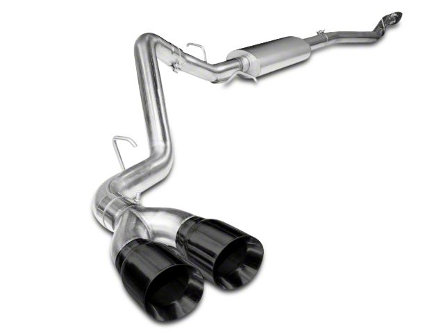 Kooks Silverado Single Exhaust System w/ Black Tips - Side Exit S102090 ...