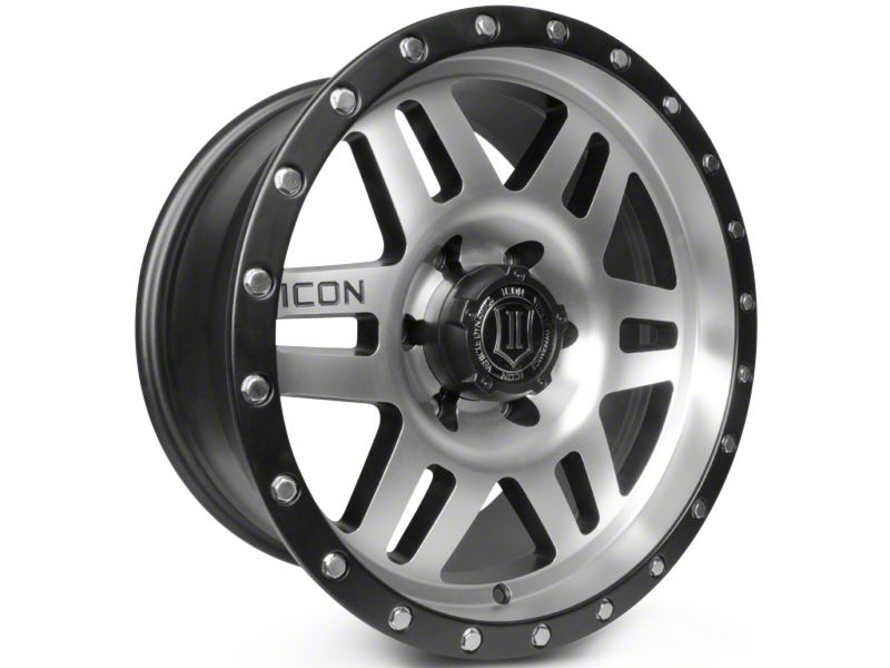 ICON Alloys Toyota 4-Runner Six Speed Satin Black Machined 6-Lug Wheel ...