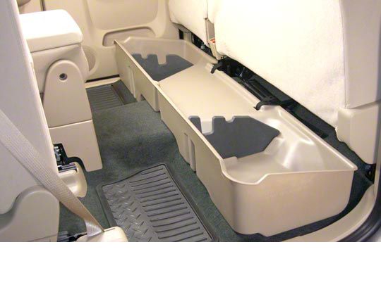 Silverado 1500 Behind-the-Seat Storage; Black (07-13 Silverado 1500 ...