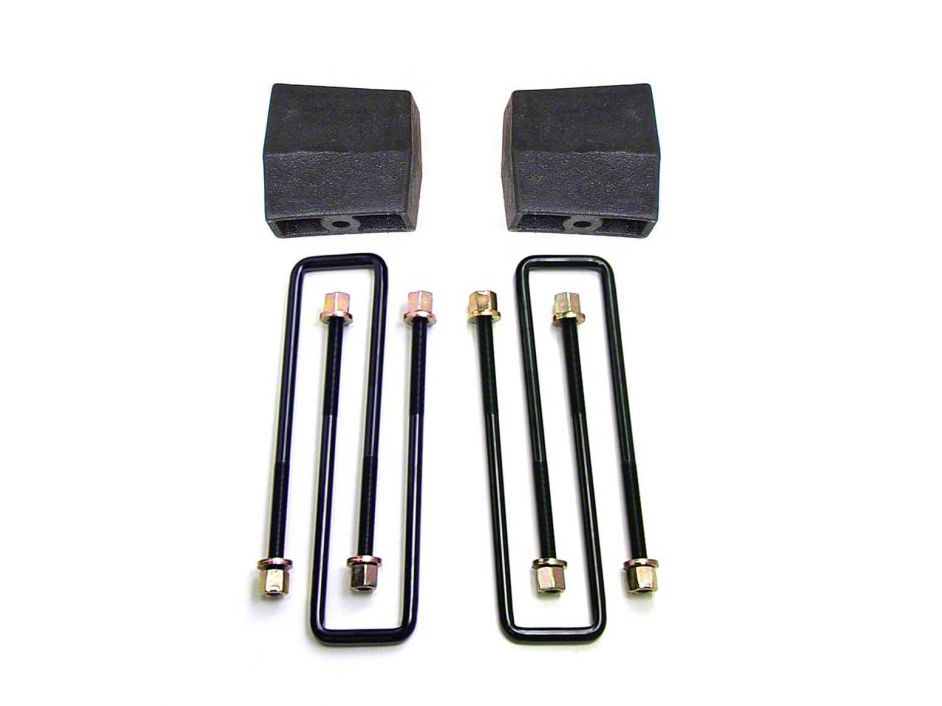 ReadyLIFT Silverado 5 in. Rear Lift Block Kit 26-3105 (14-18 Silverado ...