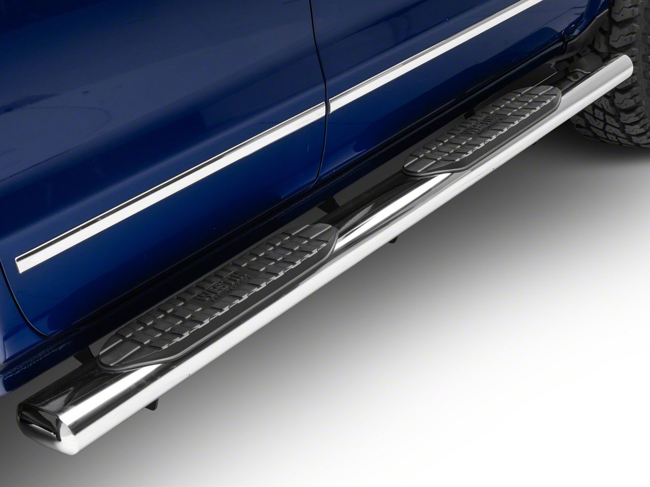Silverado 1500 Pro Traxx 6-Inch Oval Side Step Bars; Stainless Steel ...