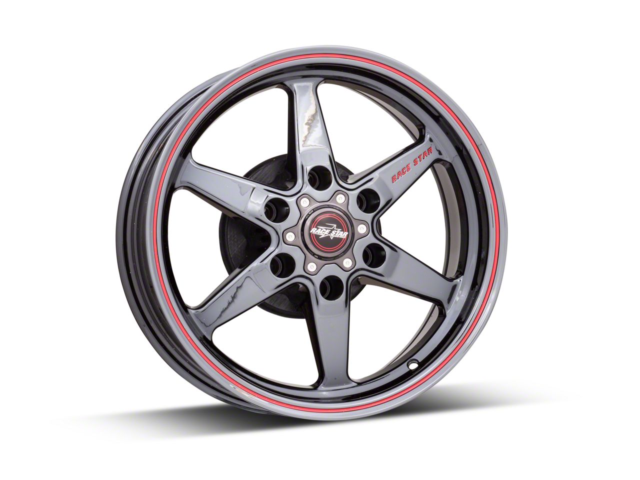 Race Star Silverado 93 Truck Star Black Chrome 6-Lug Wheel - 17x7 93 ...