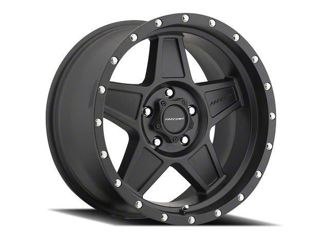 Pro Comp Wheels Titan Predator Satin Black 6-Lug Wheel; 18x9; 0mm ...