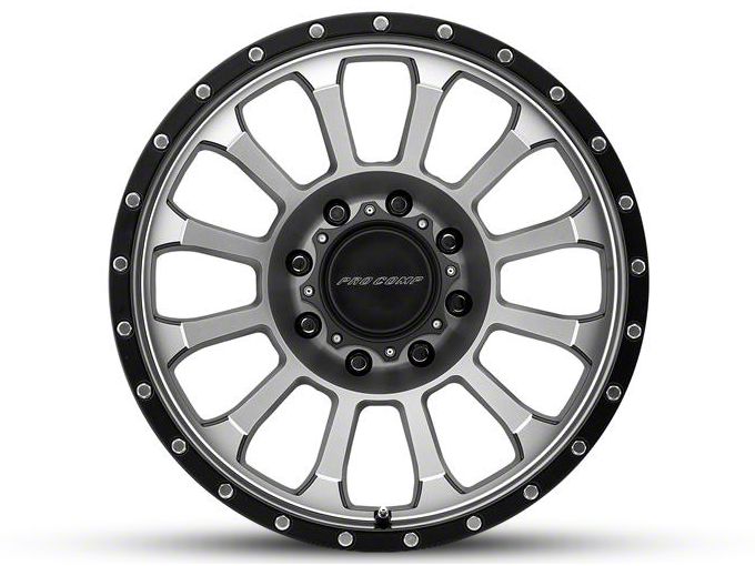 Pro Comp Wheels Tahoe Rockwell Machined 6-Lug Wheel; 20x9; -12mm Offset ...