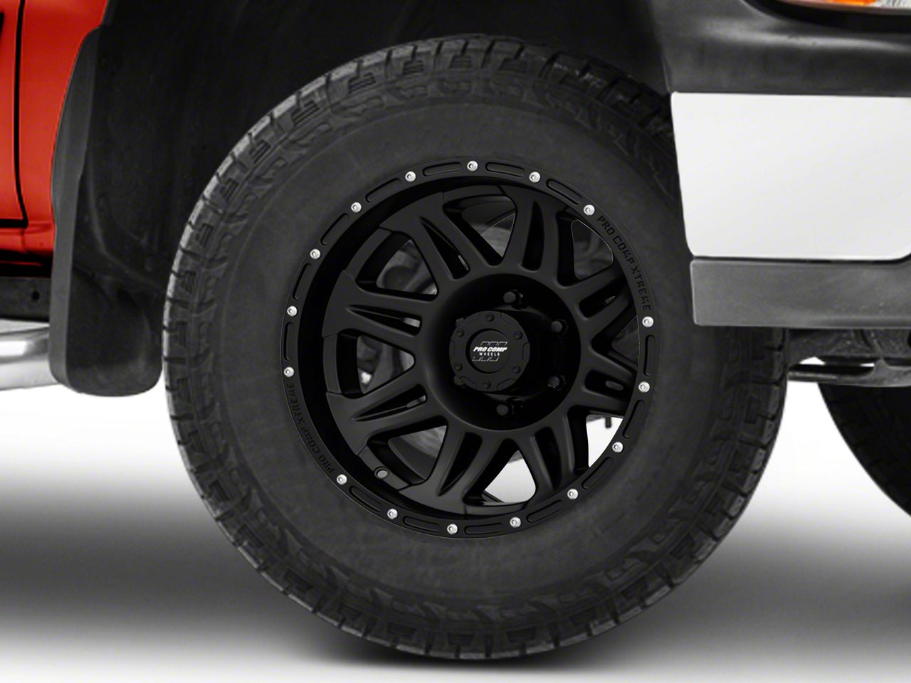Pro Comp Wheels Silverado 05 Series Matte Black 6-Lug Wheel - 17x8; 0mm ...