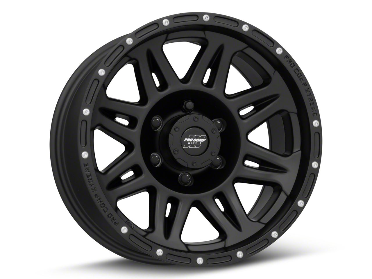 Pro Comp Wheels Yukon 05 Series Torq Matte Black 6-Lug Wheel; 17x8; 0mm ...