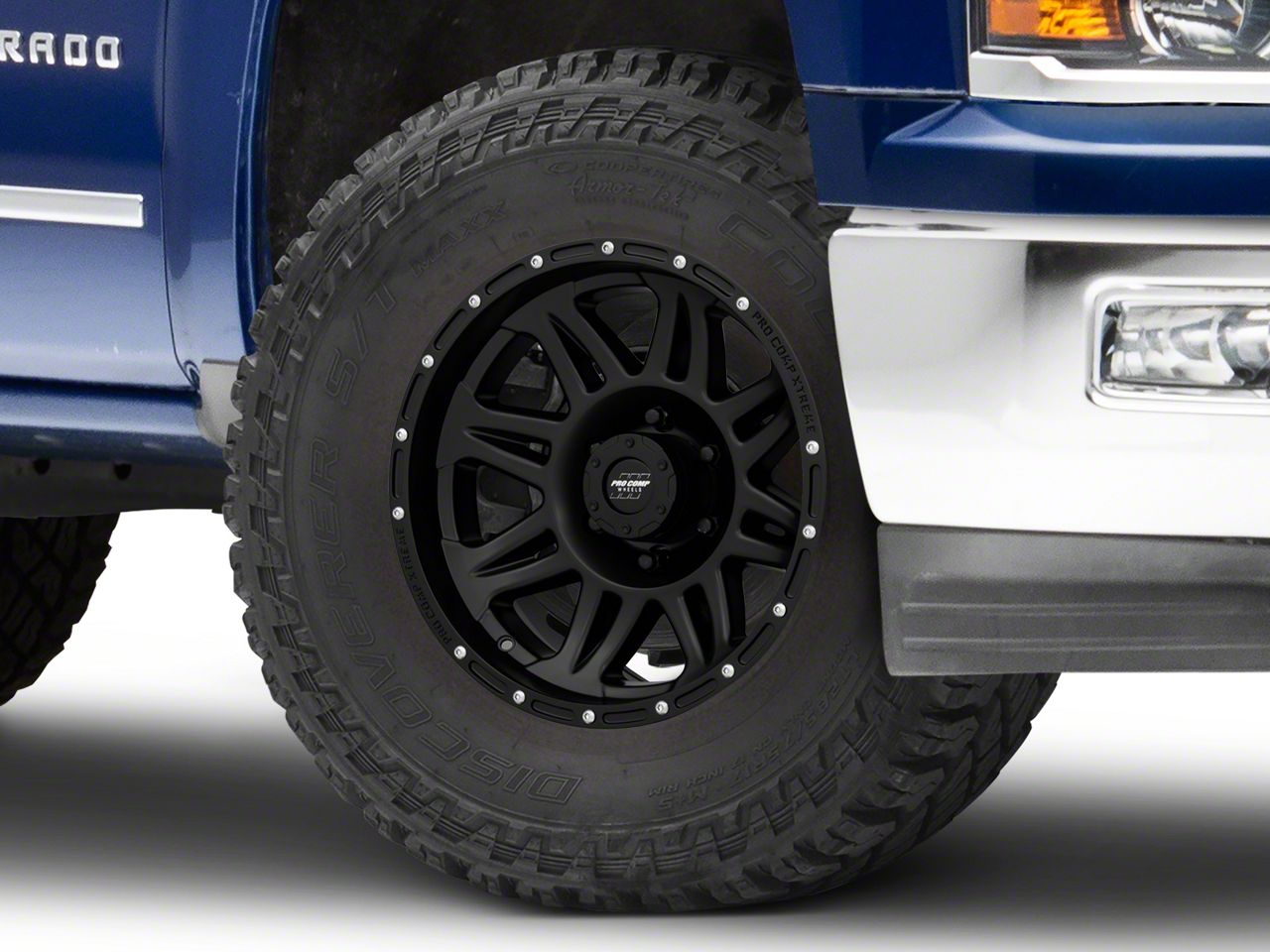Pro Comp Wheels Silverado 05 Series Matte Black 6-Lug Wheel - 17x9 ...
