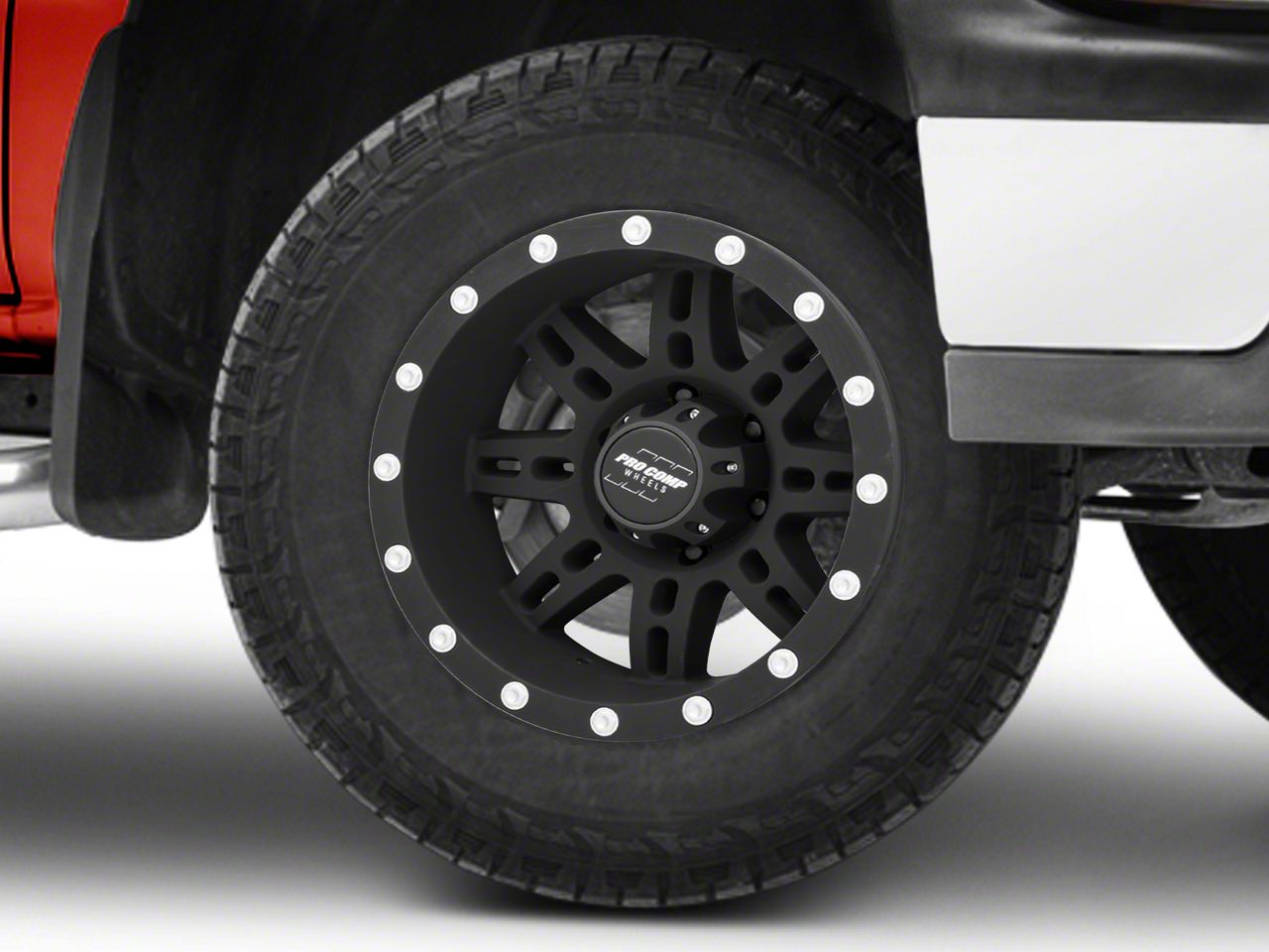Pro Comp Wheels Silverado 31 Series Matte Black 6-Lug Wheel - 17x9 ...