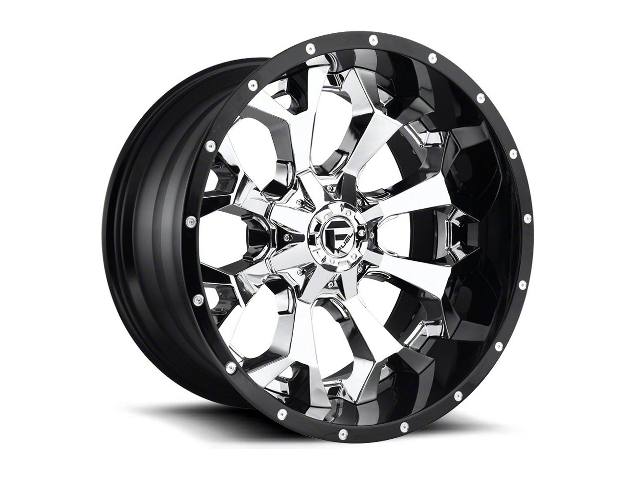 Fuel Wheels Bronco Assault Chrome 6-Lug Wheel; 22x10; -13mm Offset ...