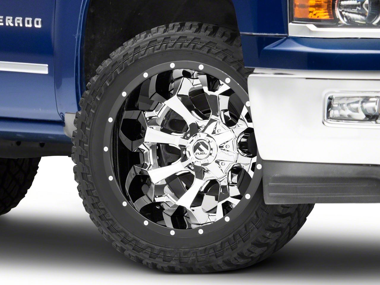 Fuel Wheels Titan Assault Chrome 6-Lug Wheel; 22x14; -70mm Offset ...