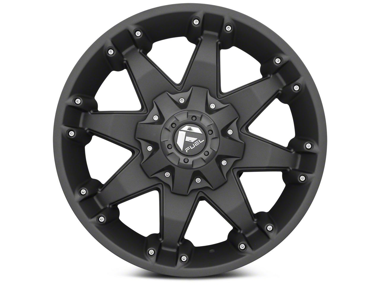 Fuel Wheels Titan Octane Matte Black 6-Lug Wheel; 20x12; -44mm Offset ...