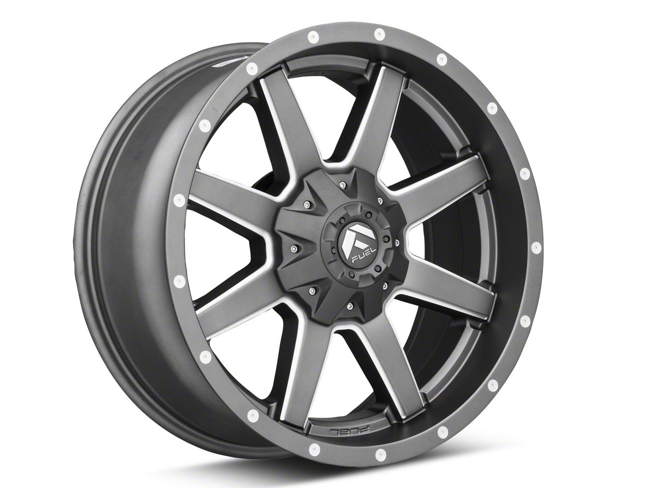 Fuel Wheels Titan Maverick Gun Metal 6-Lug Wheel; 20x9; 20mm Offset ...
